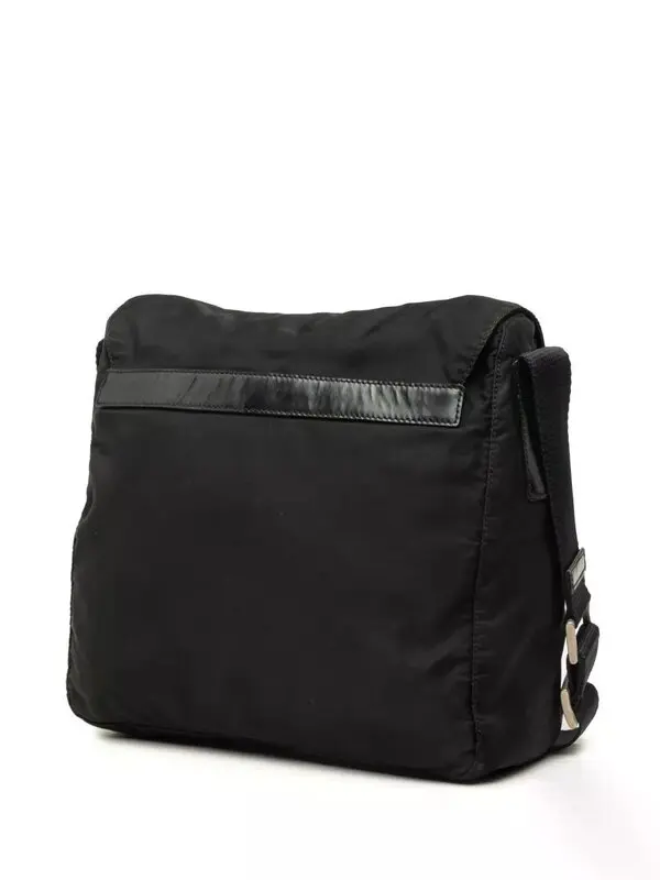 Prada 2000-2013 Tessuto Zip Buckle Messenger Bag Crossbody Bag