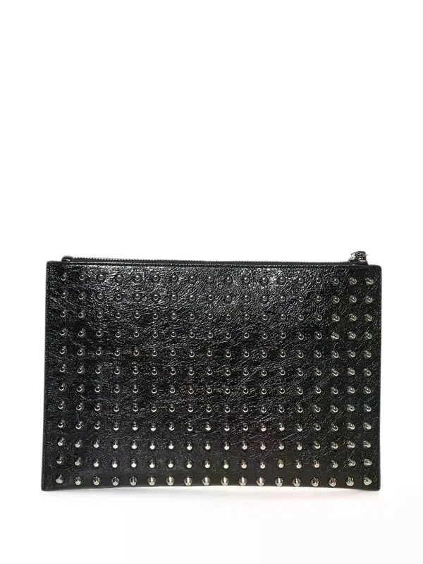 John Richmond Stud-embellished Clutch Bag
