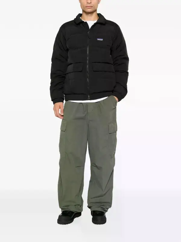 Patagonia Quilted Logo Patch Jacket - Black
