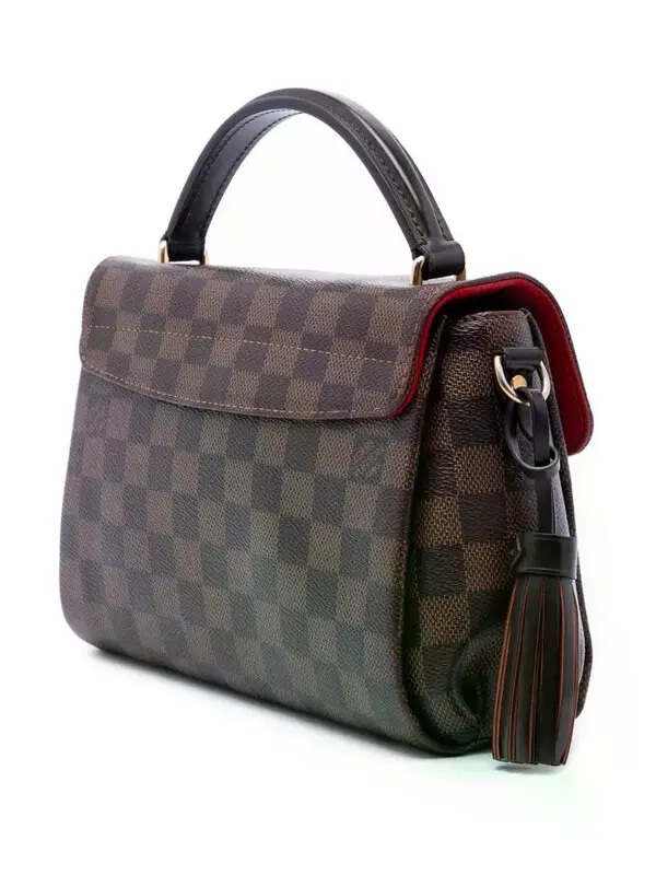 LOUIS VUITTON 2018 Damier Ebene Croisette Satchel