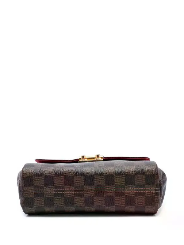 LOUIS VUITTON 2018 Damier Ebene Croisette Satchel