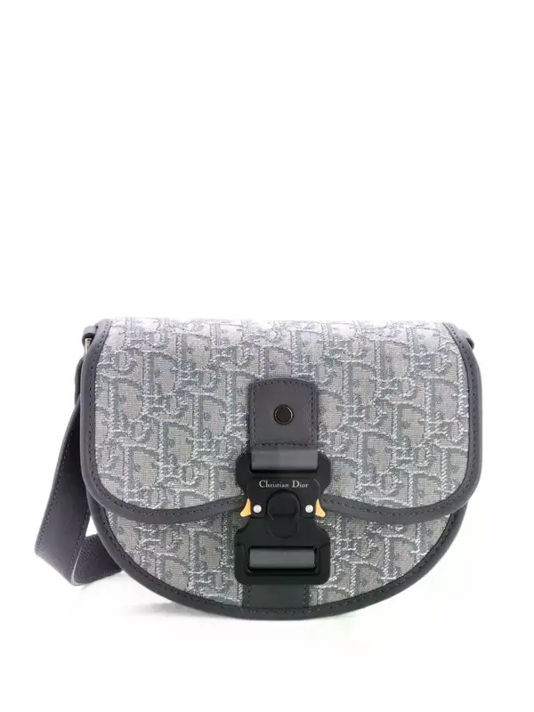 Dior Gallop Flap Messenger Bag Oblique Canvas Mini Crossbody Bag