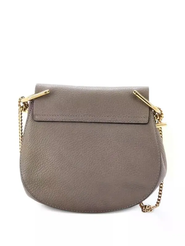 Chloé Drew Leather Mini Crossbody Bag - Brown