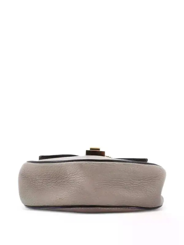 Chloé Drew Leather Mini Crossbody Bag - Brown