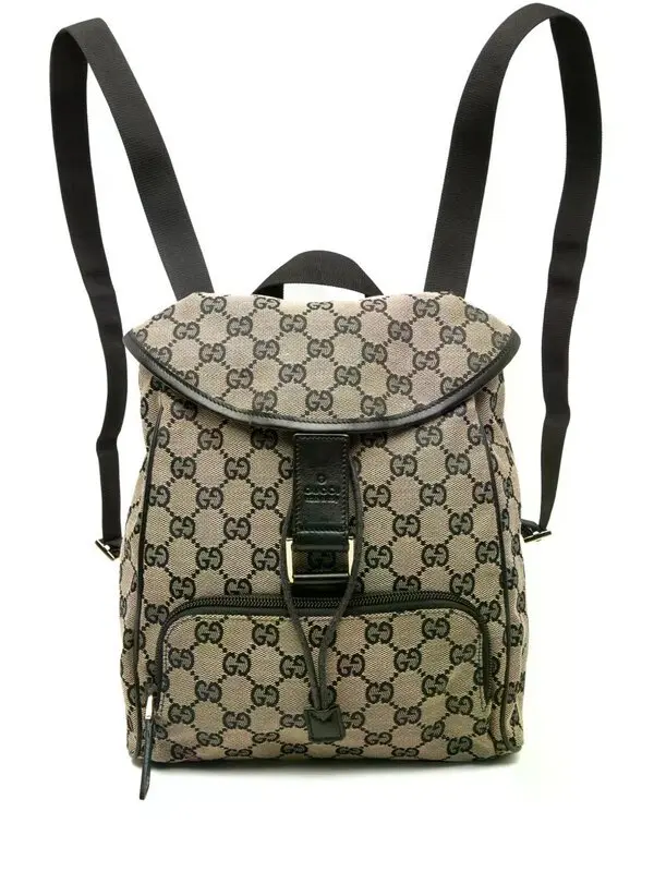 Gucci 2000-2015 Gg Canvas Backpack - Neutrals