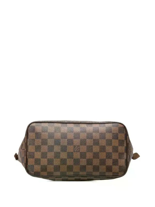 LOUIS VUITTON Damier Ebene Saleya Pm Handbag - Brown