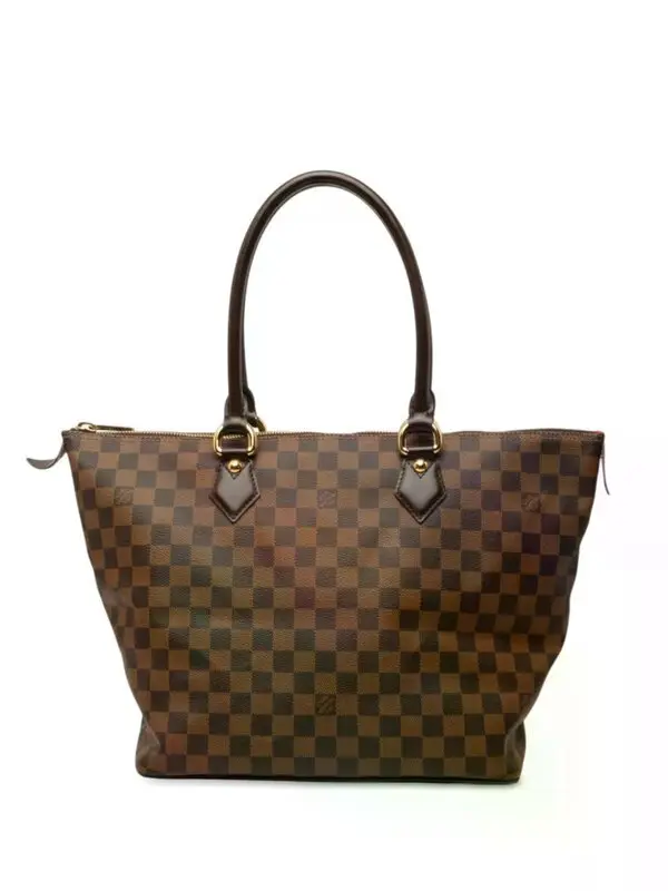 LOUIS VUITTON Saleya Mm Damier Ebene Tote Bag - Brown