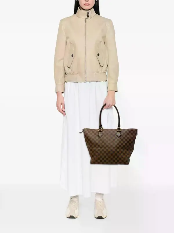 LOUIS VUITTON Saleya Mm Damier Ebene Tote Bag - Brown