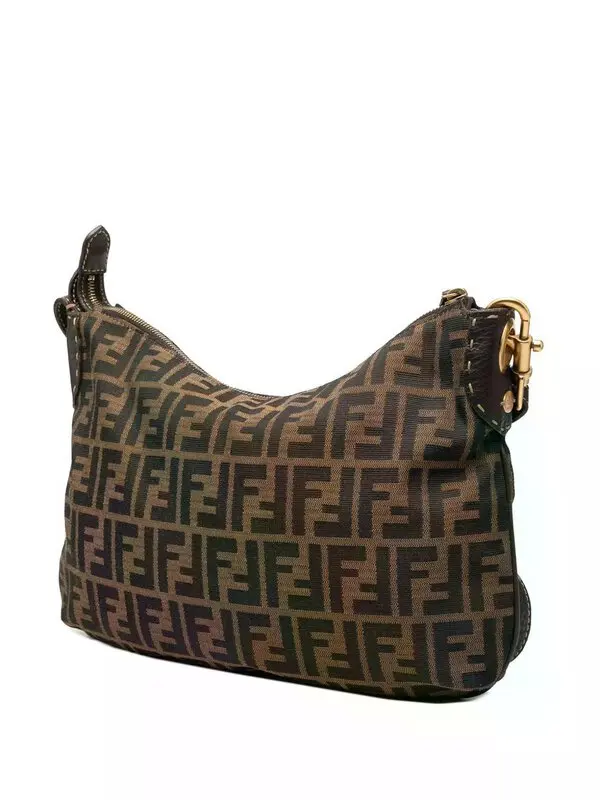 Fendi 2000-2010 Zucca Canvas Crossbody Bag