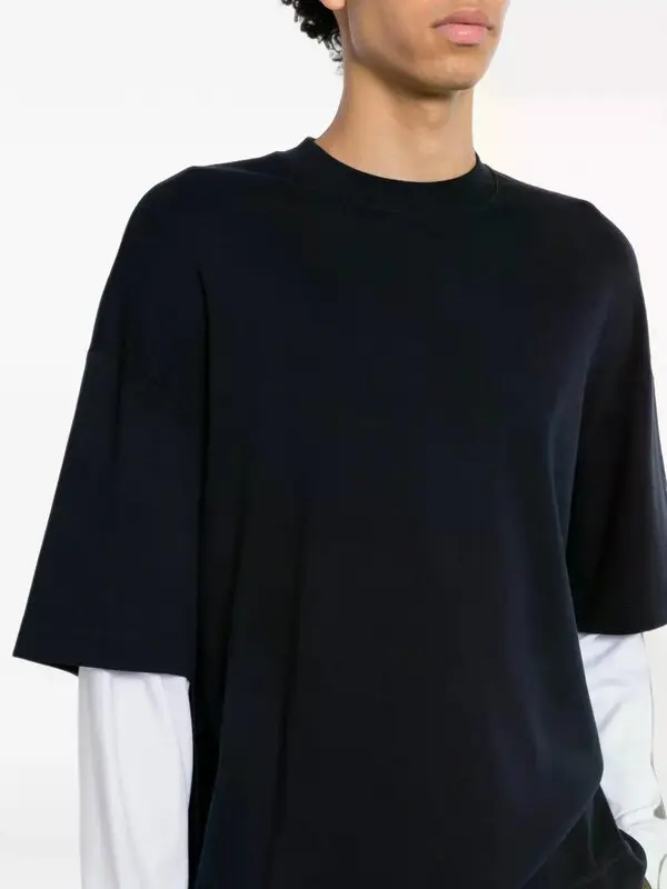 DARKPARK Layered-sleeve T-shirt