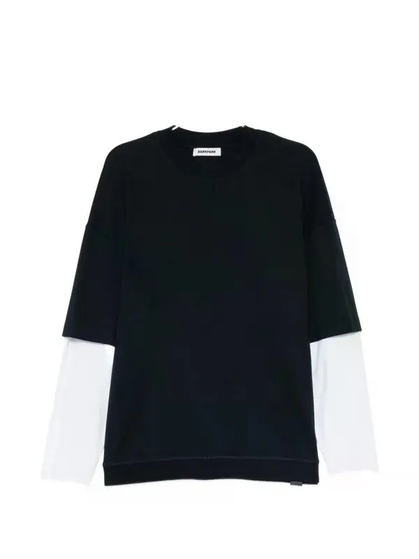 DARKPARK Layered-sleeve T-shirt - Black