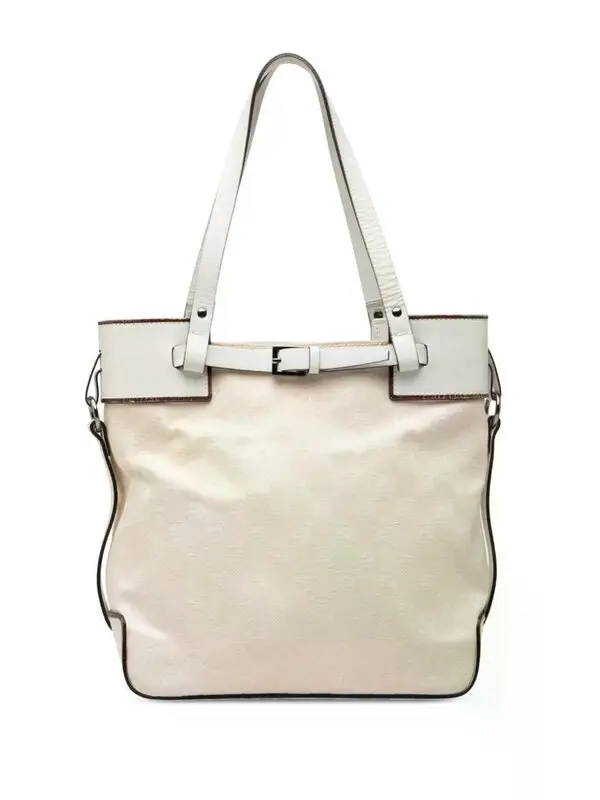 Gucci 2000-2015 Gg Canvas Tote Bag - White