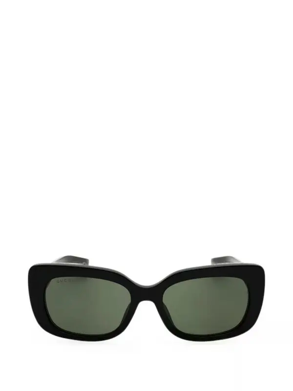 Gucci Rectangle-frame Sunglasses - Black