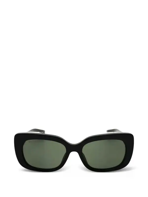 Gucci Rectangle Frame Sunglasses - Black