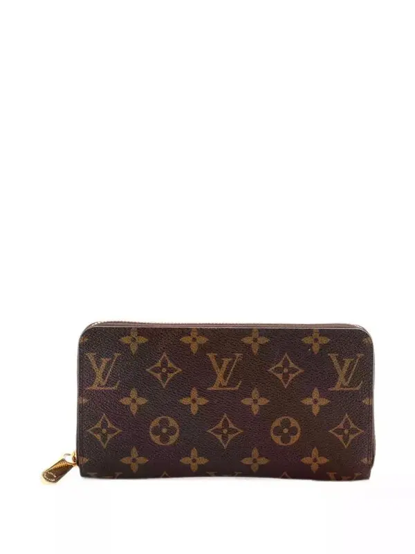 LOUIS VUITTON Zippy Wallet Monogram Canvas Small Wallets