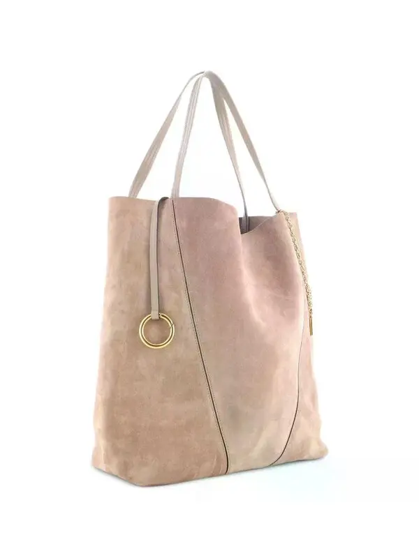 Chloé Spin Suede Tote Bag - Brown