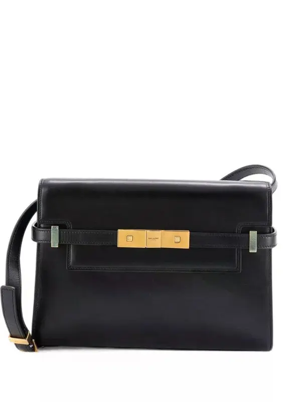 Saint Laurent Manhattan Leather Small Shoulder Bag