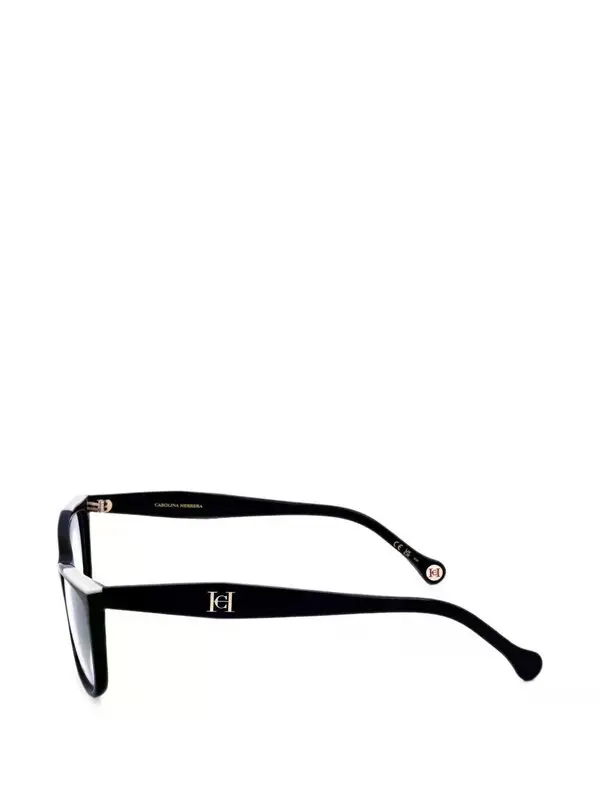 Carolina Herrera Logo-plaque Square-frame Glasses