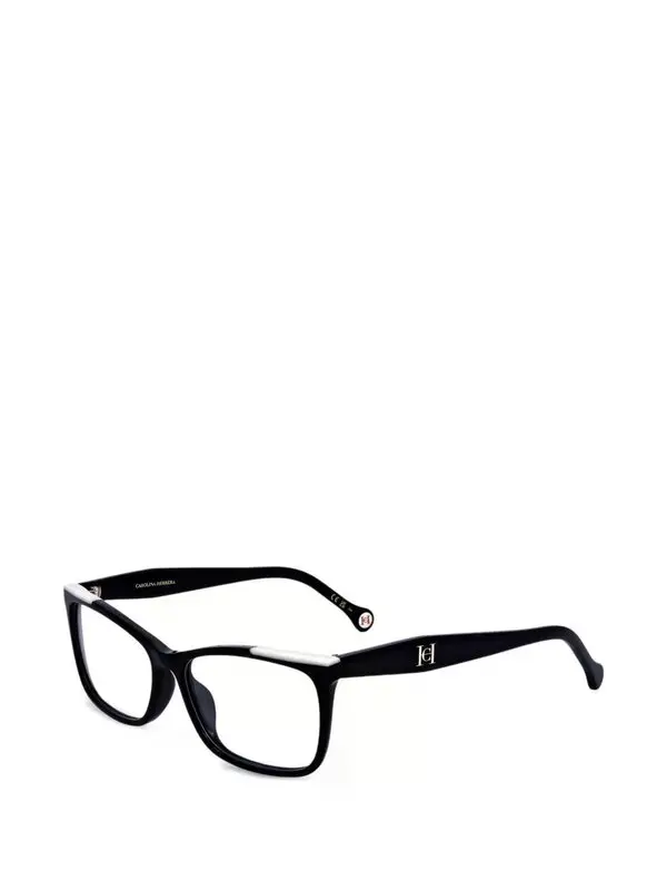 Carolina Herrera Square Frame Eyeglasses - Black