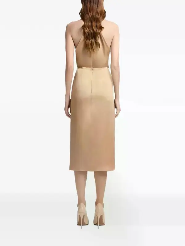 Elie Saab Draped Wrap-style Midi Skirt
