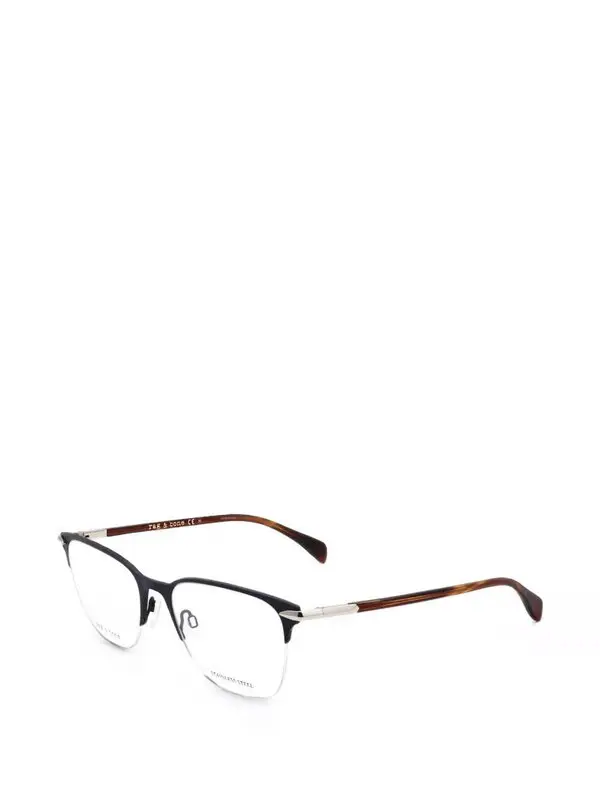 Rag & Bone Half-rim Geometric-frame Glasses