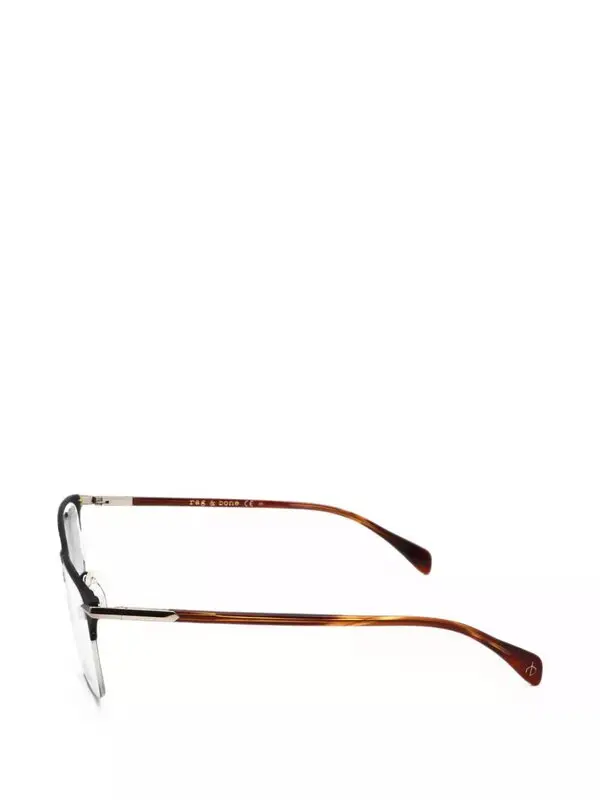 Rag & Bone Half-rim Geometric-frame Glasses