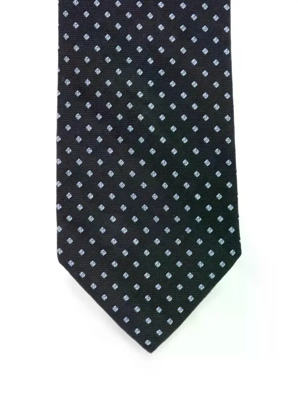 BARBA NAPOLI Geometric-pattern Silk Tie