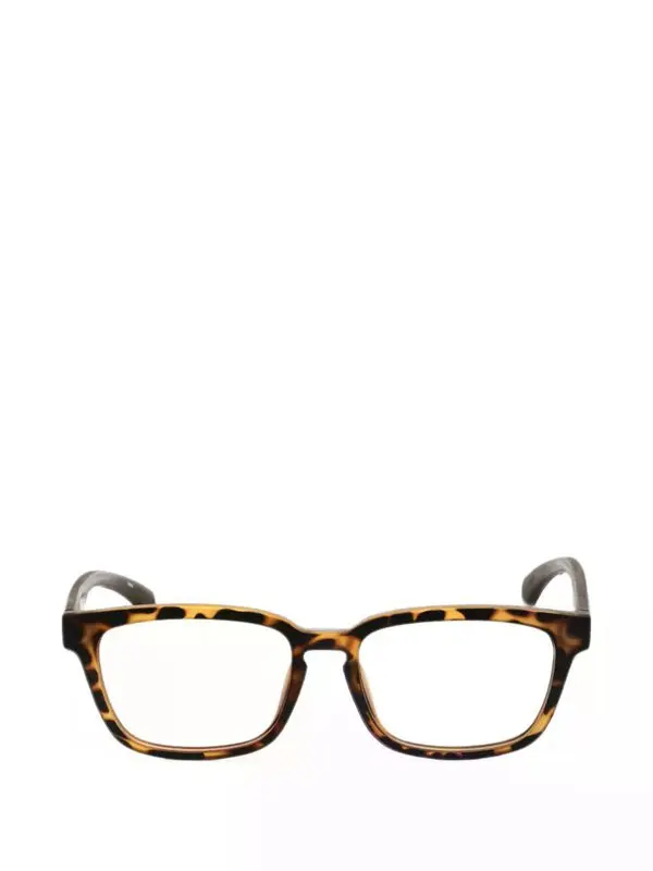 Calvin Klein Tortoiseshell-effect Rectangle-frame Glasses