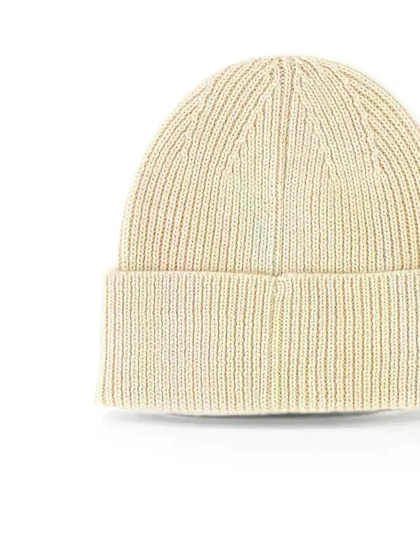 EA7 Ribbed-knit Beanie Hat