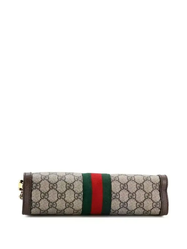 Gucci Ophidia Chain Shoulder Bag - Brown