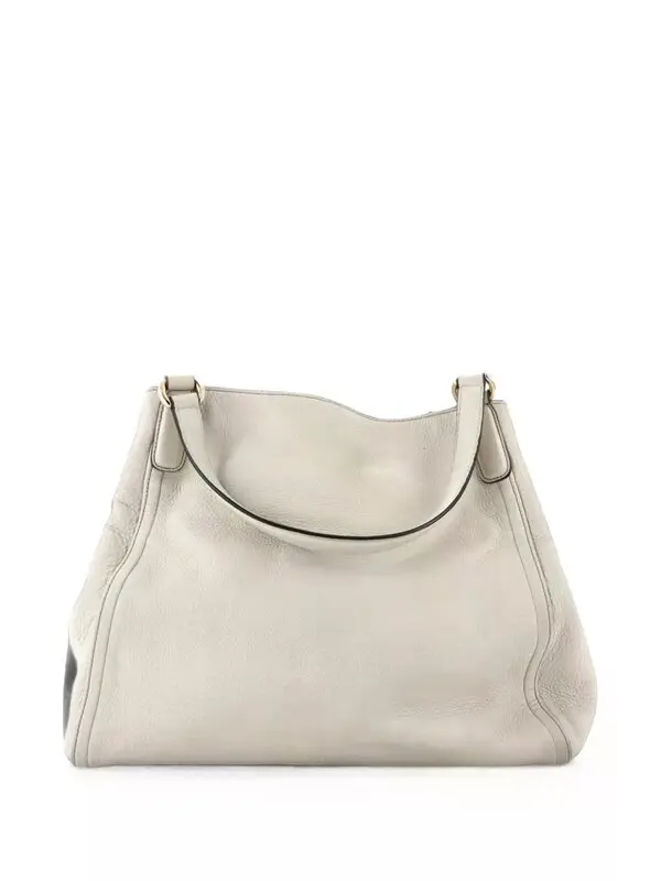 Gucci Soho Leather Shoulder Bag - White