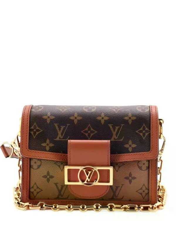 LOUIS VUITTON Dauphine Shoulder Bag Reverse Monogram Canvas Mini