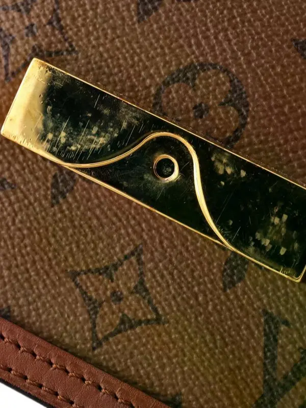 LOUIS VUITTON Dauphine Shoulder Bag Reverse Monogram Canvas Mini