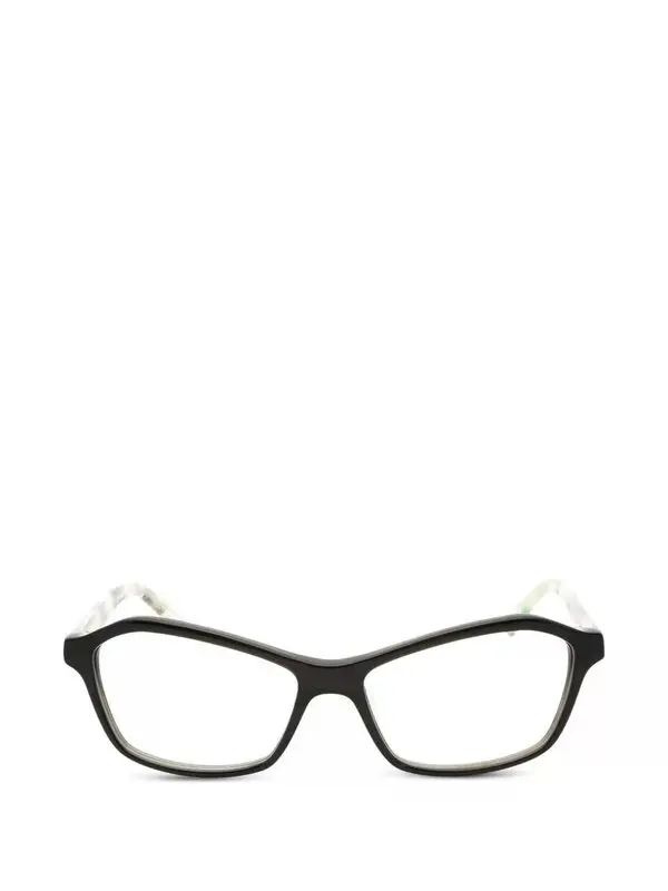 Christian Lacroix Cat Eye Frame Eyeglasses - Black