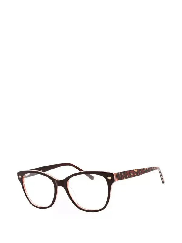 Bebe Eyeglasses With Leopard Print Detail
