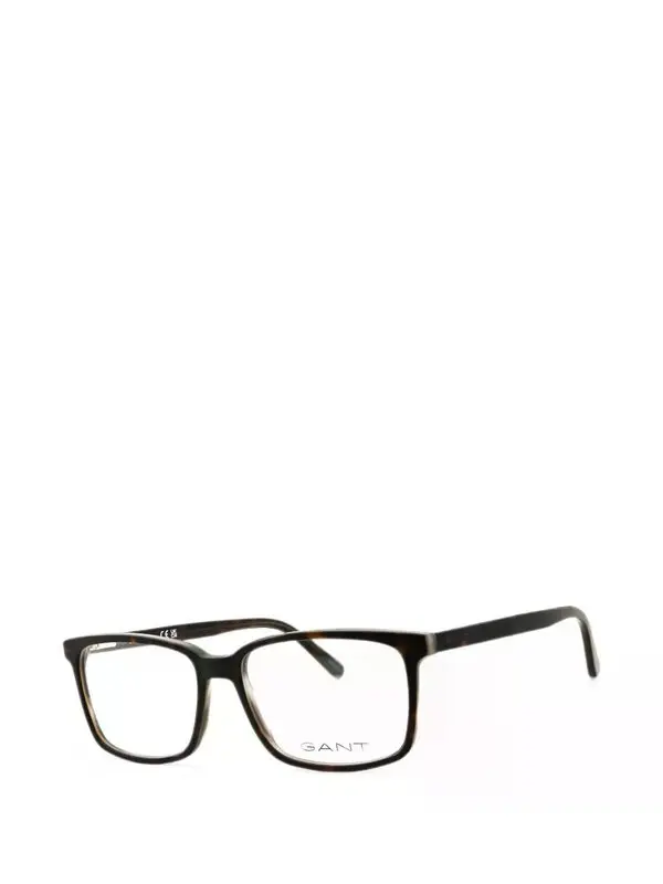 Gant Tortoiseshell-effect Rectangle-frame Glasses
