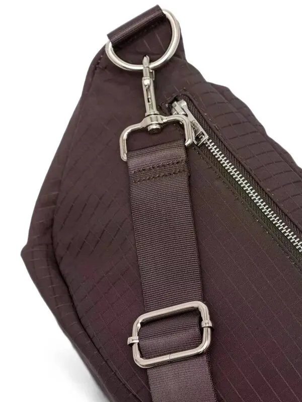 P.E Nation Grid Pattern Logo Patch Belt Bag