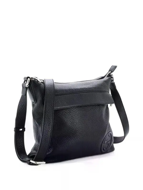 Gucci Soho Front Pocket Leather Messenger Bag