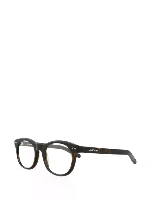 Montblanc Tortoiseshell-effect Glasses - Brown