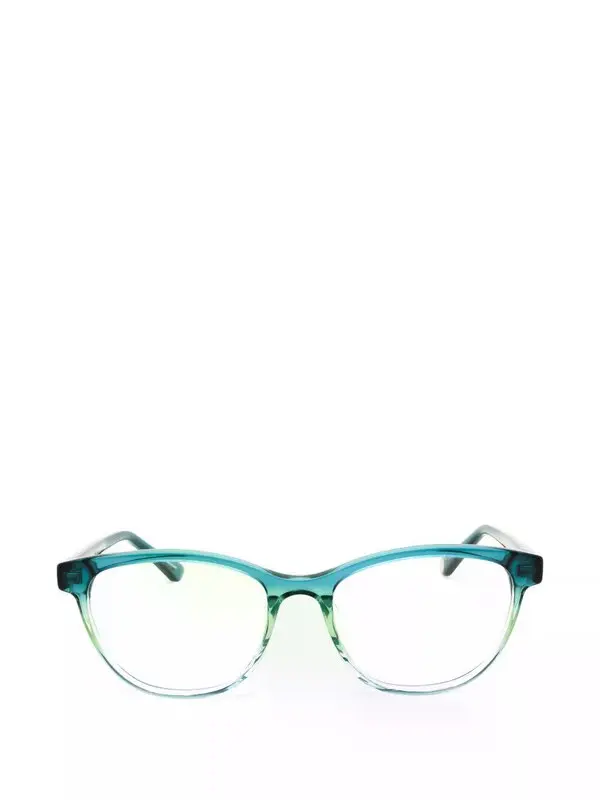 Juicy Couture Gradient Effect Round Frame Eyeglasses - Blue
