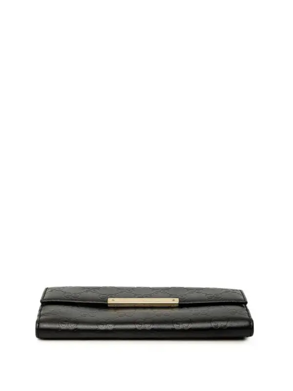 Gucci 2000-2015 Guccissima Continental Wallet Long Wallets