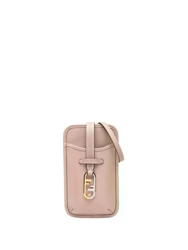 Fendi O Lock Phone Pouch Crossbody Bag - Pink