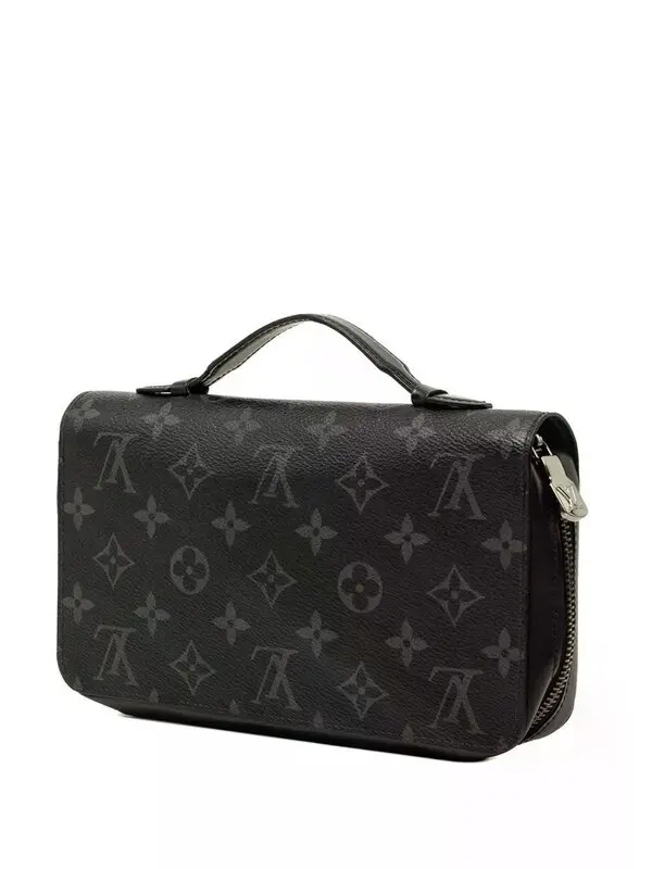 LOUIS VUITTON 2010-2026 Monogram Eclipse Zippy Xl Wallet Long Wallets