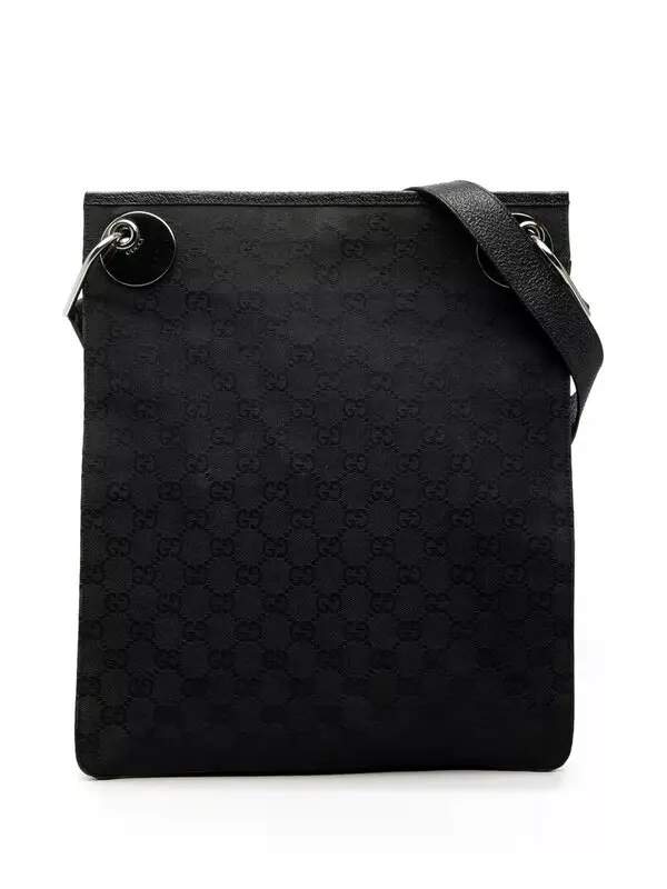 Gucci 2000-2015 Gg Canvas Eclipse Crossbody Bag - Black