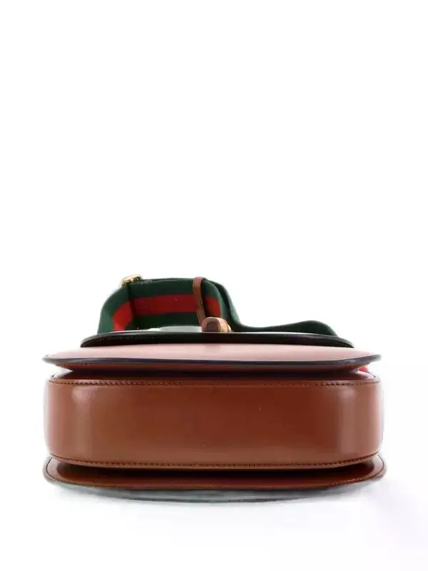 Gucci Bamboo 1947 Top Handle Bag Leather Small Satchel