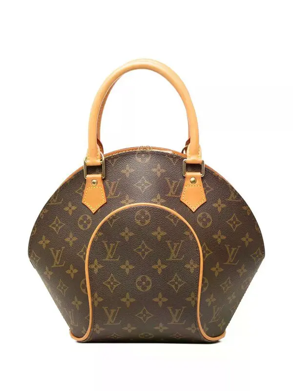 LOUIS VUITTON 2000 Monogram Ellipse Pm Handbag - Brown