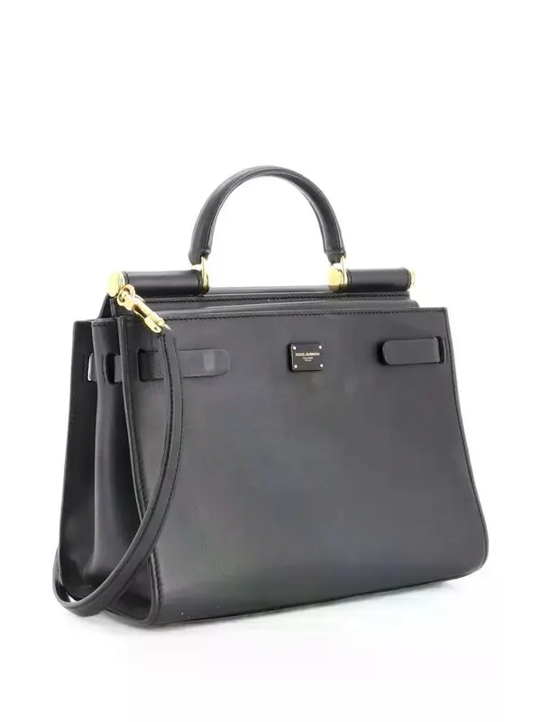 Dolce & Gabbana Sicily 62 Bag Leather Medium Satchel