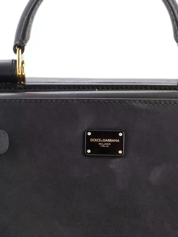 Dolce & Gabbana Sicily 62 Bag Leather Medium Satchel