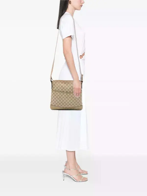 Gucci 2016-2026 Gg Canvas Web Crossbody Bag