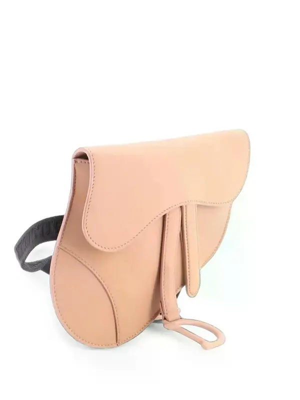 Dior Saddle Leather Mini Belt Bag - Neutrals